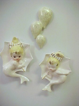 Vintage Enesco Mermaids, Fish, Seahorses and More Photos