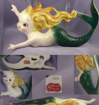 Vintage Lefton Mermaids, Fish, Seahorses and More Photos