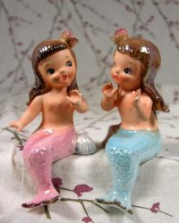 Vintage Lefton Mermaids, Fish, Seahorses and More Photos